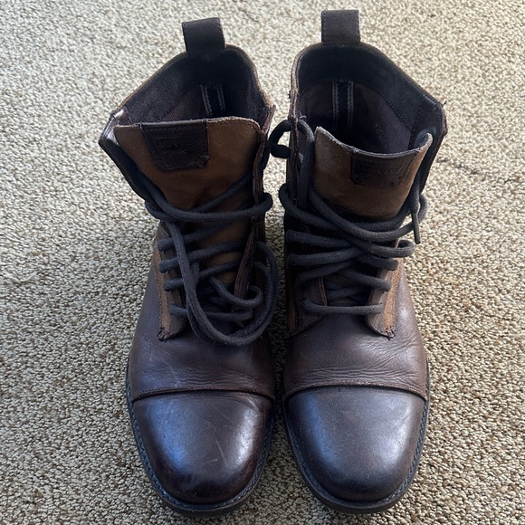Levi's | Shoes | Mens Levis Brown Leather Boots | Poshmark